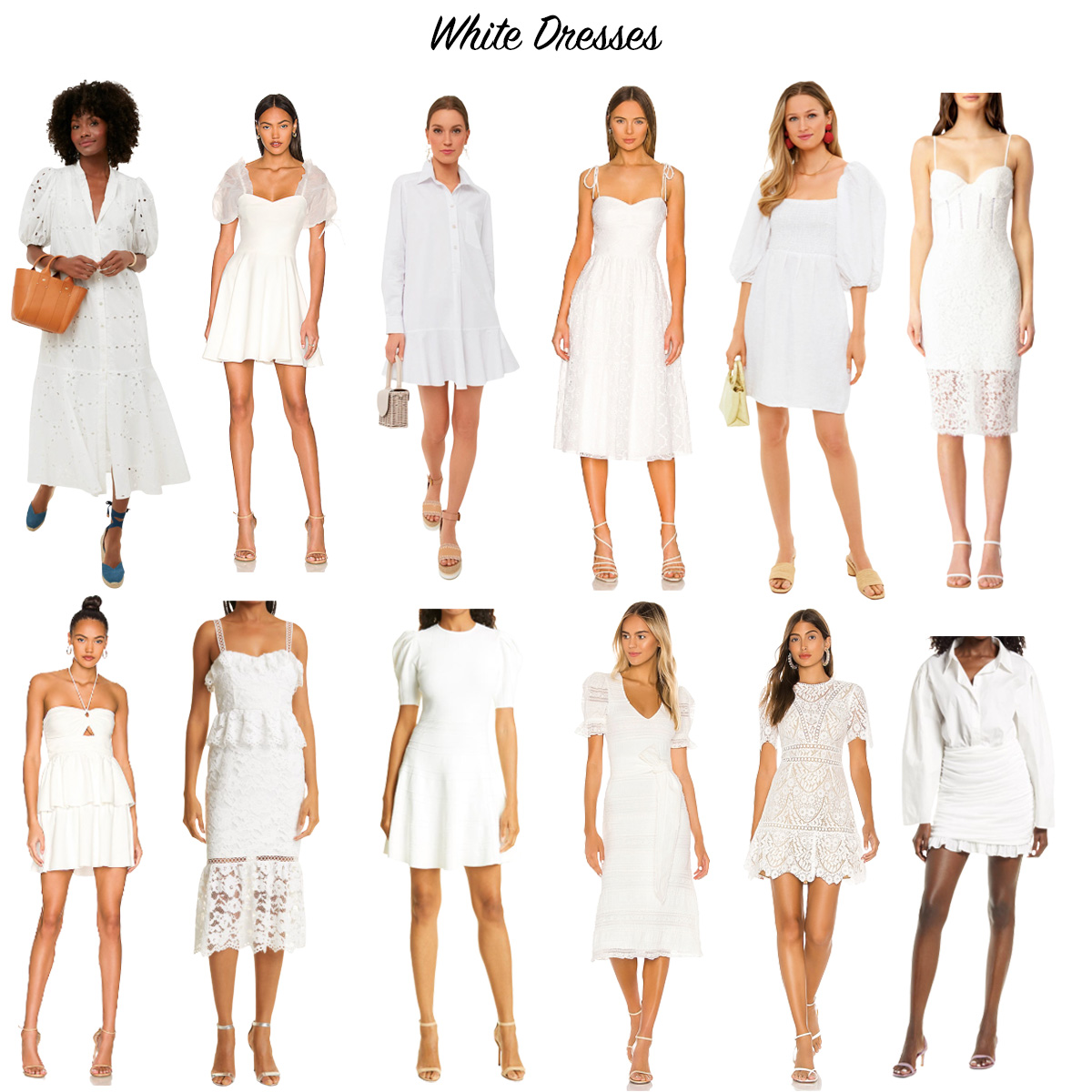 White Dresses for Spring & Summer - Cashmere & Jeans