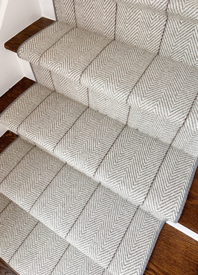 The Details on Our Herringbone Stair Runner - Cashmere & Jeans