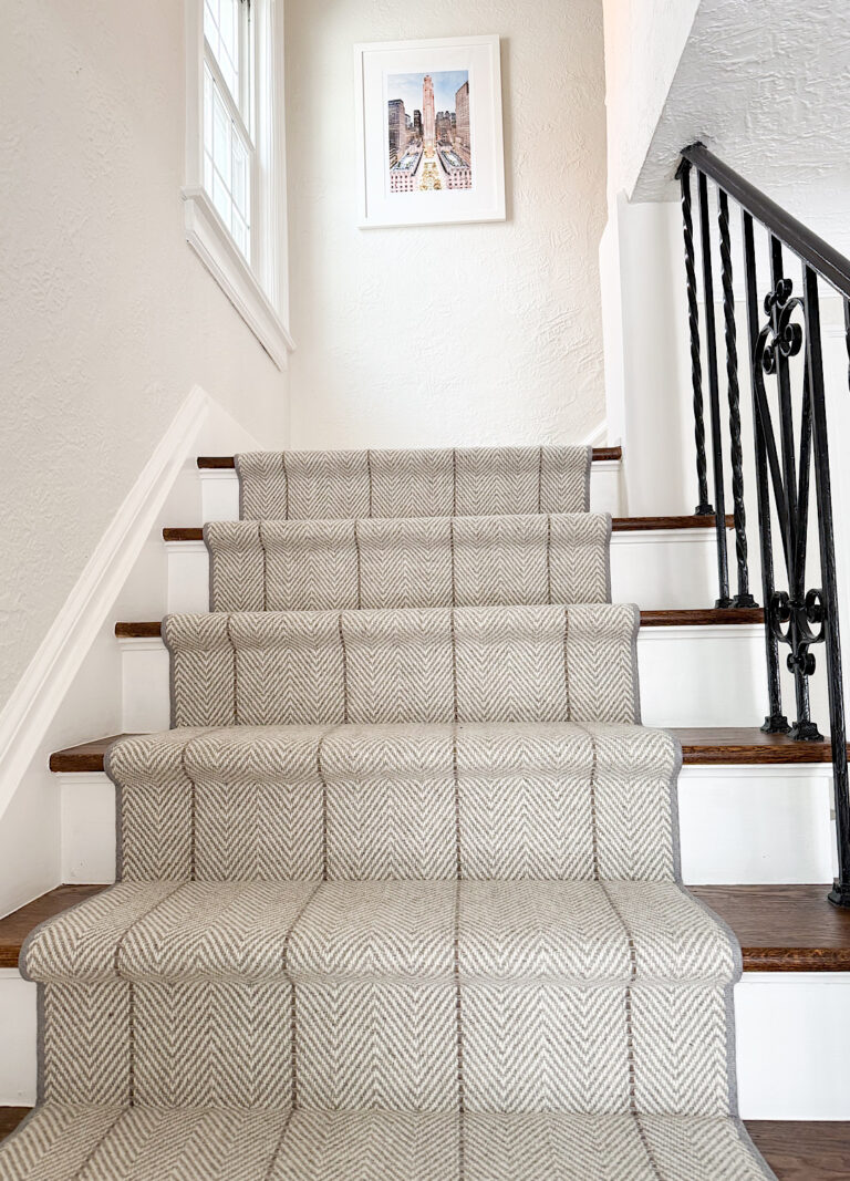The Details on Our Herringbone Stair Runner - Cashmere & Jeans