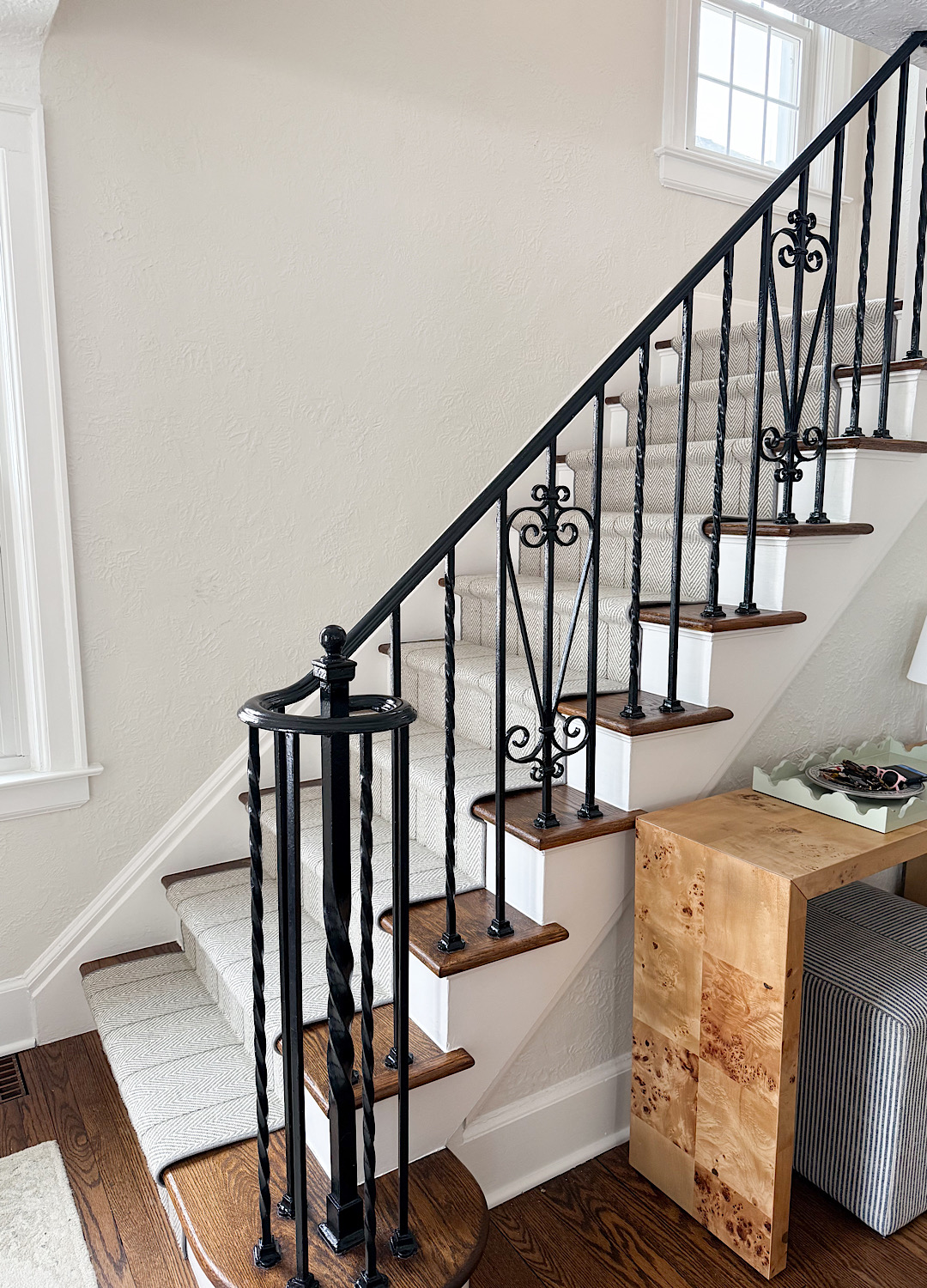 The Details on Our Herringbone Stair Runner - Cashmere & Jeans